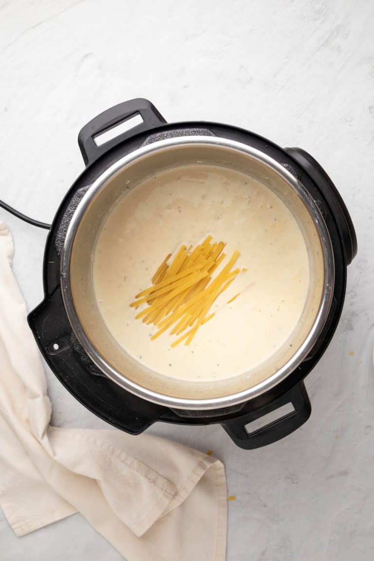 15 Minute Instant Pot Creamy Pasta - From My Pantry