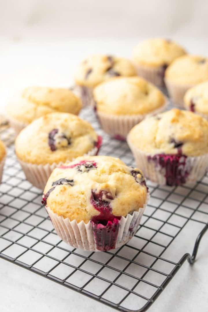Easy Blueberry Muffins without Egg - From My Pantry