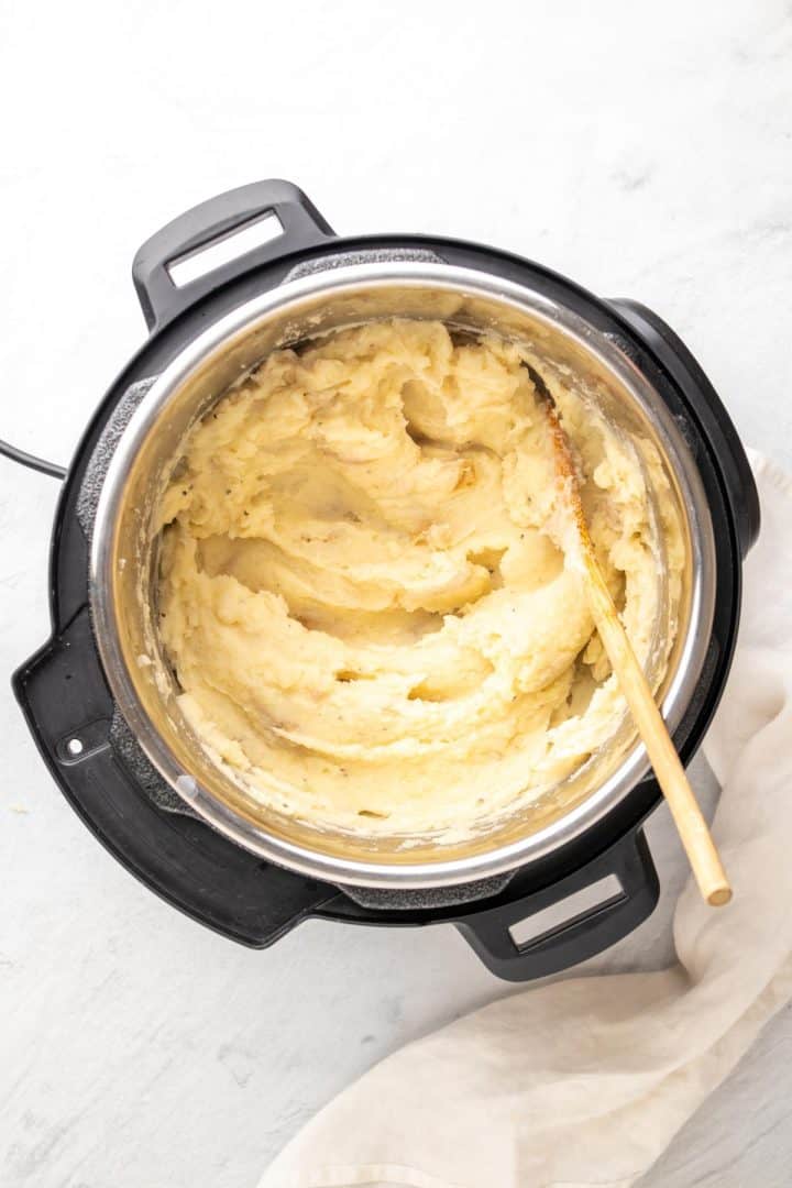 Instant Pot Mashed Potatoes with Skin - From My Pantry