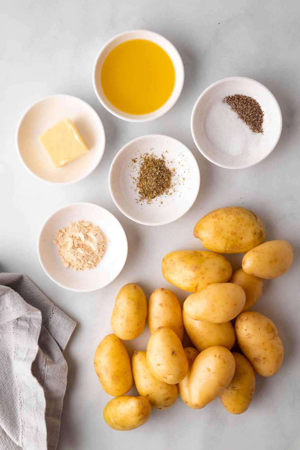 Air Fryer Smashed Potatoes - From My Pantry