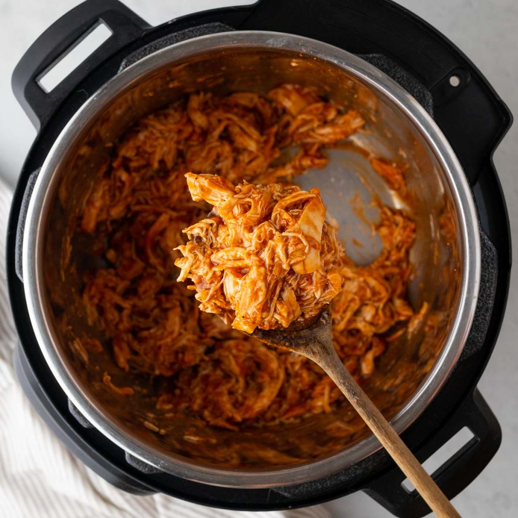 Instant Pot BBQ Shredded Chicken Recipe - From My Pantry