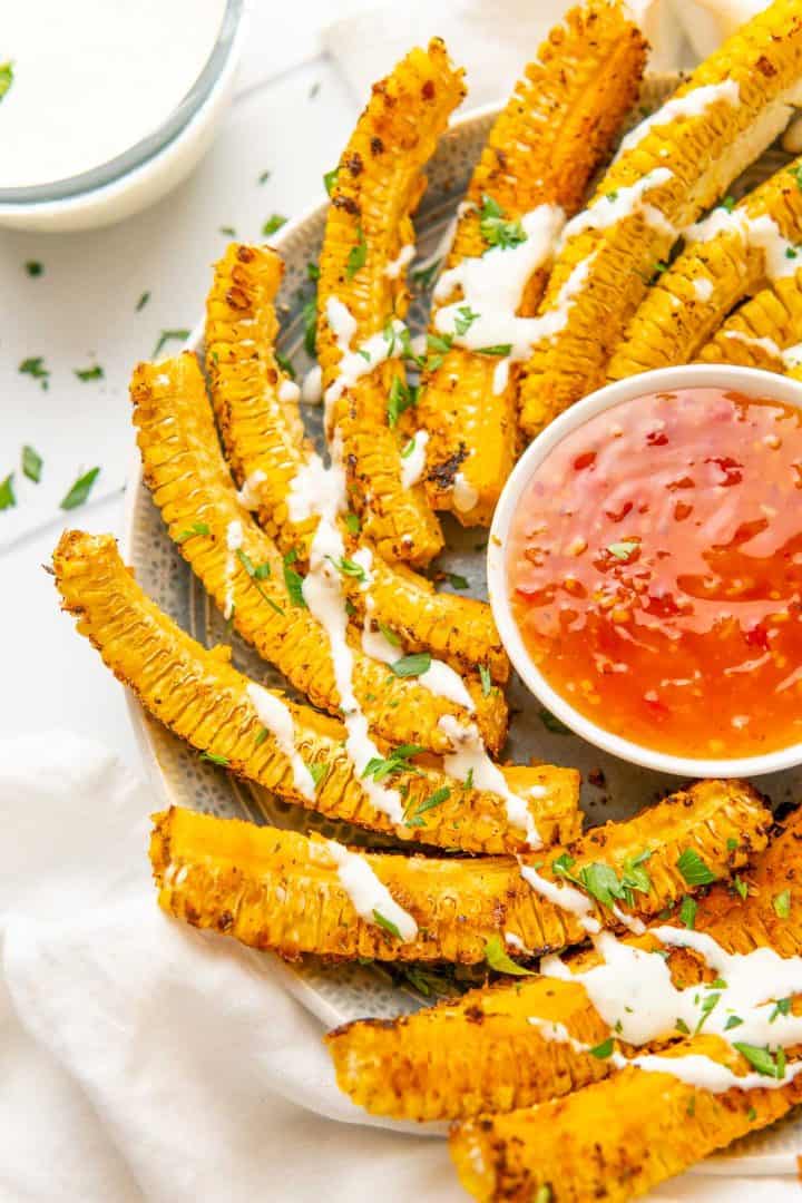 Air Fryer Corn Ribs Recipe - From My Pantry