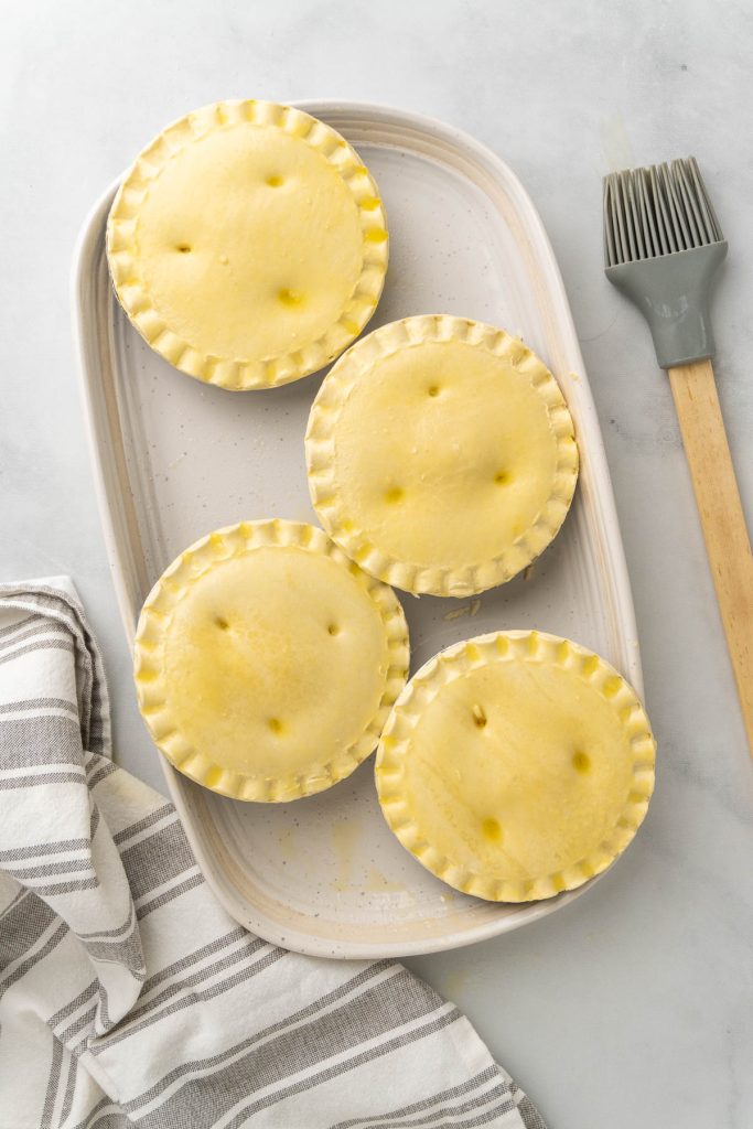 Air Fryer Frozen Pot Pies - From My Pantry