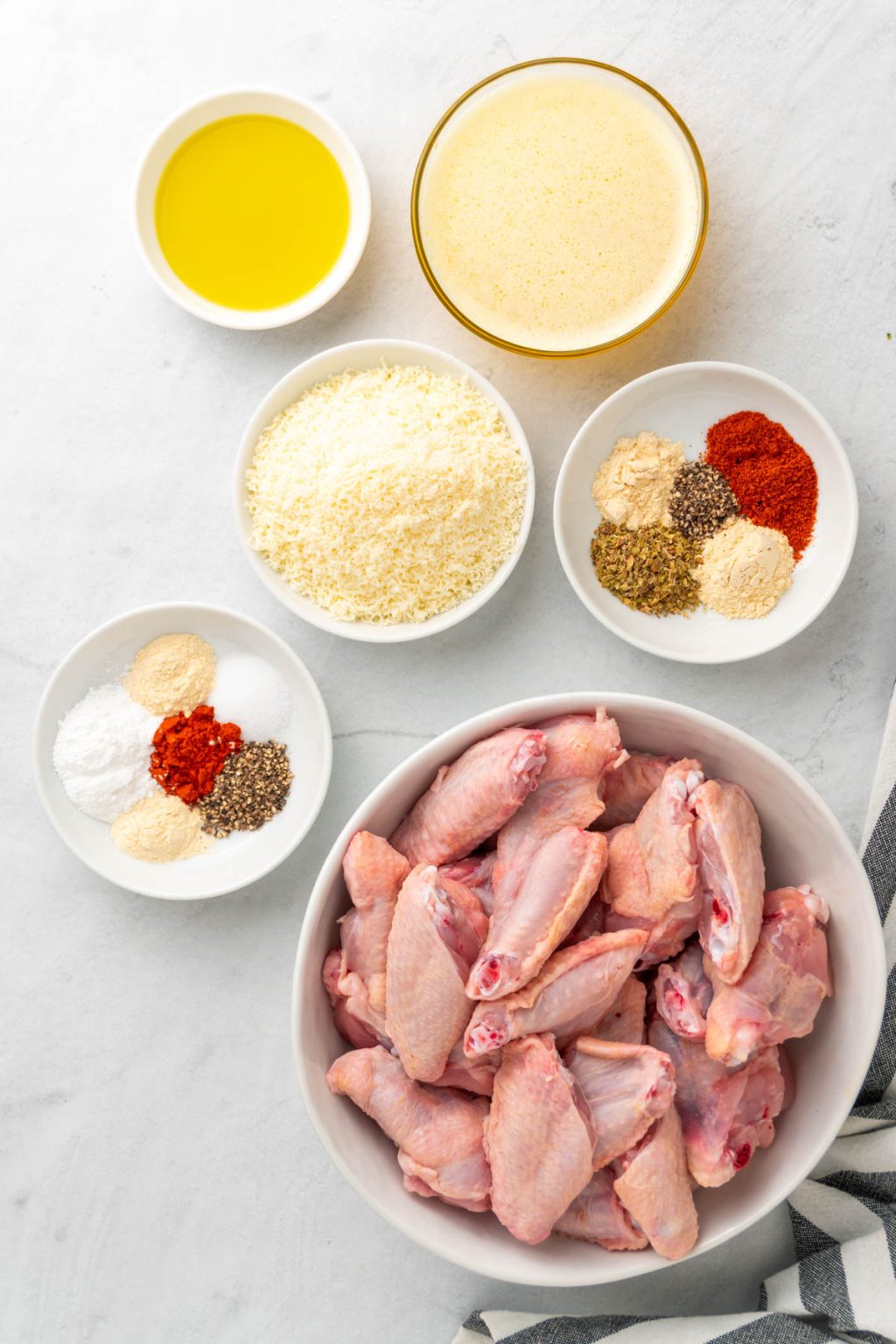 Air Fryer Garlic Parmesan Wings - From My Pantry