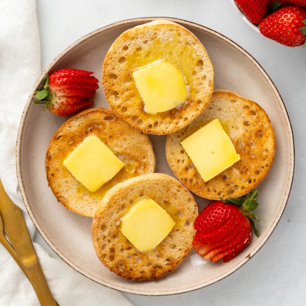 How to Toast English Muffins in Air Fryer - From My Pantry
