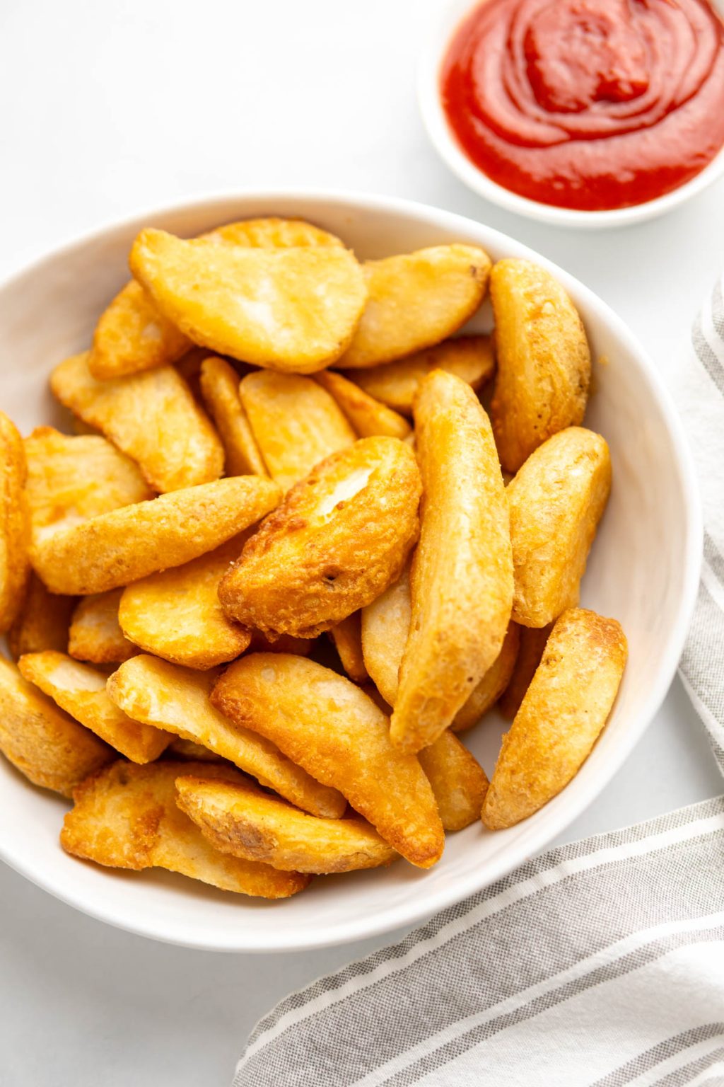 Crispy Frozen Potato Wedges in Air Fryer Recipe - From My Pantry